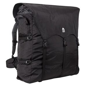 granite gear traditional #4 outfitter series portage backpack – black/chromium