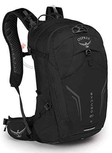 Osprey Syncro 20 Men's Bike Hydration Backpack, Black