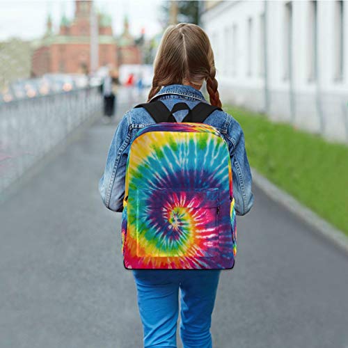 Rainbow Kids Toddler Backpack Lightweight School Book Bag for Boys Girls Tie Dye Preschool Backpack Mini Day Pack for 1th- 6th Grade Children