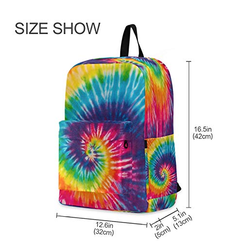 Rainbow Kids Toddler Backpack Lightweight School Book Bag for Boys Girls Tie Dye Preschool Backpack Mini Day Pack for 1th- 6th Grade Children