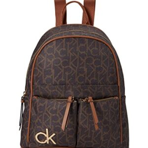 Calvin Klein Rainey Backpack Brown/Khaki/Caramel One Size