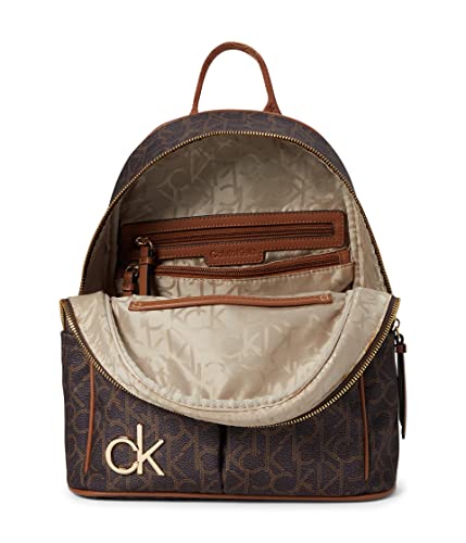 Calvin Klein Rainey Backpack Brown/Khaki/Caramel One Size