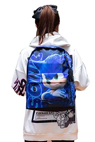 Anime Backpack Blue Cosplay Prop Bag for Women Men