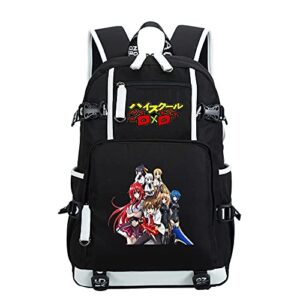 tkbaso anime high school dxd backpack usb charging laptop bag cosplay travel bag (6)