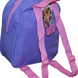 Ruz Princess Tiana Little Girl 10 Inch Mini Backpack (Purple-Pink)