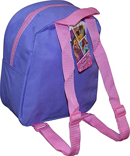 Ruz Princess Tiana Little Girl 10 Inch Mini Backpack (Purple-Pink)