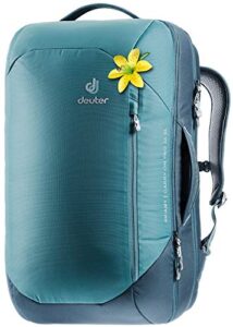 deuter aviant carry on pro 36 sl women’s travel backpack – denim/arctic