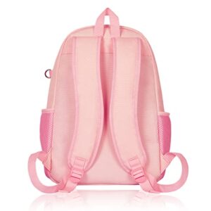 Gigilli Pop School Backpack for Girls, Rainbow Lightweight Girls Pop Bookbag Backpack for School, Large Capacity Elementary Schoolbag for School Supplies Birthday, Back to School Gifts for Girls Kids