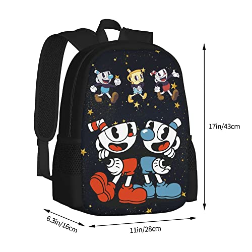 Anime Game Backpack Laptop Book Bags Waterproof Rucksack Casual Satchel For Boy & Girl