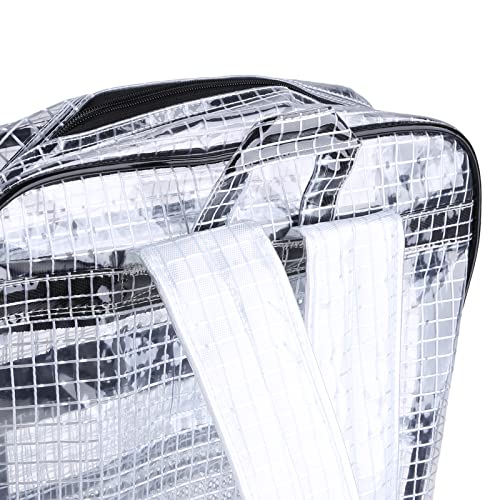 MGBISYI Anti-static Clear PVC Backpack Cleanroom Engineer Tool Bag for Computer Tools Working Transparent Daypack