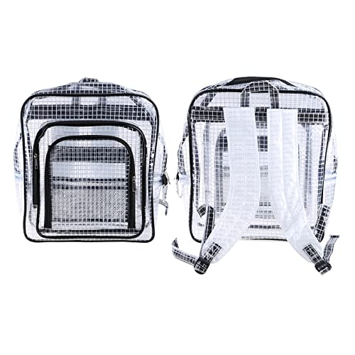 MGBISYI Anti-static Clear PVC Backpack Cleanroom Engineer Tool Bag for Computer Tools Working Transparent Daypack