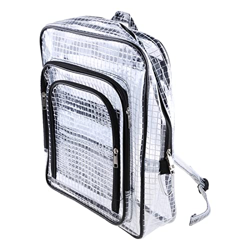 MGBISYI Anti-static Clear PVC Backpack Cleanroom Engineer Tool Bag for Computer Tools Working Transparent Daypack