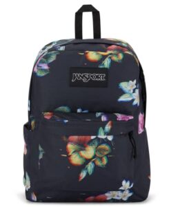 jansport js0a4qut91o superbreak floral glitch