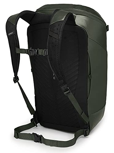 Osprey Transporter Small Zip Top Laptop Backpack, Haybale Green