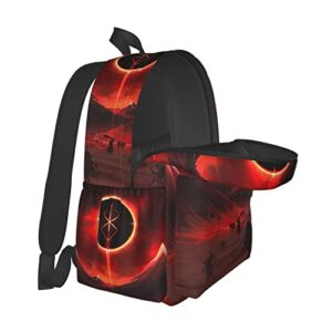 Anime Berserk Backpack 3d Anime Bookbag Large Capacity Laptop Backpacks Lightweight School Bag For College Students Travel Girls Boys