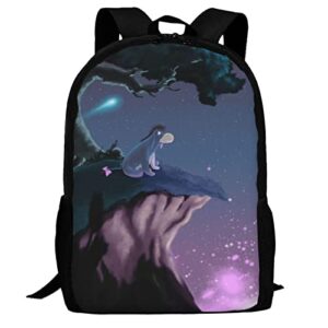 printed backpack fashion simple customizable casual backpack for 15″ laptop bags for men and women