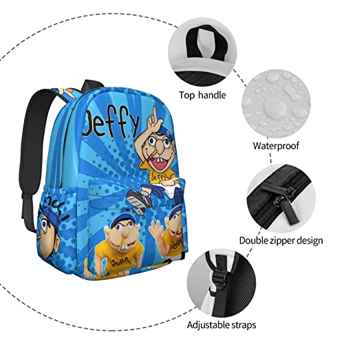 Woodyotime Sml Jeffy Fashionable Computer School Backpack,Travel Business Work Backpack For Adult Women Men