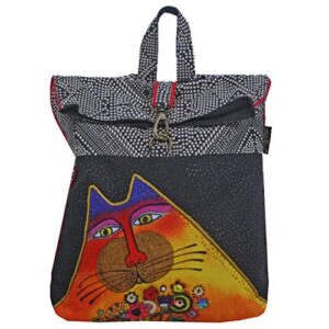 women’s laurel burch, a bunch of love backpack black multi ns