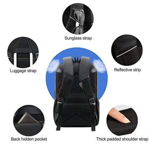 kopack Laptop Backpack,17 IN Waterproof Zipper Laptop Backpack for Men ,Business Computer Backpack With USB Port , Travel Backpack/College Backpack Black