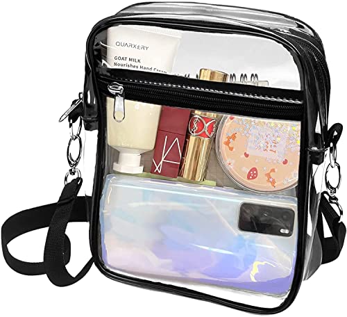 Clear PVC Sling Bag, Backpack with Adjustable Strap