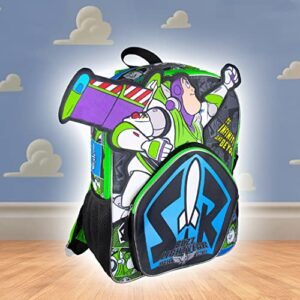 Toy Story Buzz Lightyear Die Cut 3D Character Design 16" Backpack