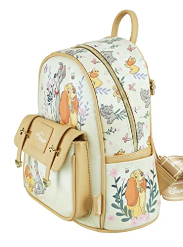 Disney Lady and the Tramp Wondapop 11 Inch Vegan Leather Mini Backpack