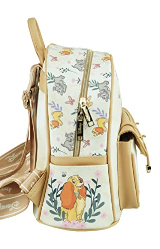 Disney Lady and the Tramp Wondapop 11 Inch Vegan Leather Mini Backpack