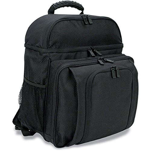 Alta Lightweight Travel Pack, 15" Laptop, Water Resistant Backpack - Black/Black