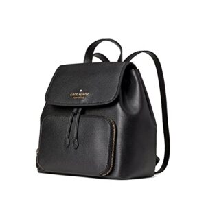 kate spade new york darcy flap fashion leather backpack (black) medium