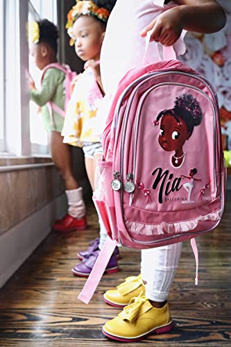 Nia Ballerina Rucksack | Black Ballerina Bag | Ballet Gifts for Girls | Black Toys