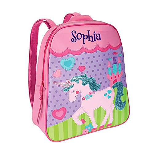 Personalized Unicorn Princess Backpack - Back to School or Travel Tote Book Bag with Custom Name