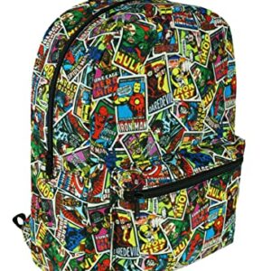 KBNL Marvel Deluxe All Over Print Backpack - 64965, Multicolor