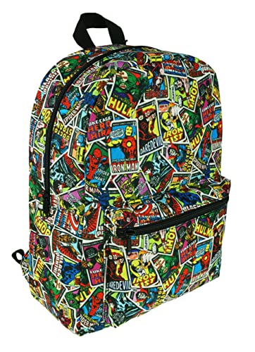 KBNL Marvel Deluxe All Over Print Backpack - 64965, Multicolor