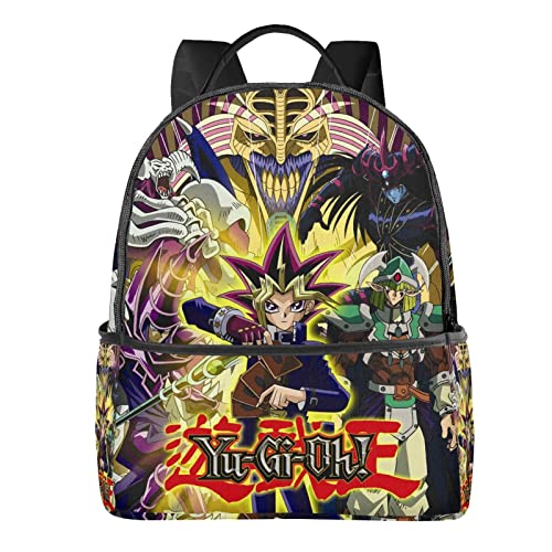 Unisex School Backpack Bags 3d Print Yu_Gi_Oh Funny Hiking Laptop Travel Daypacks