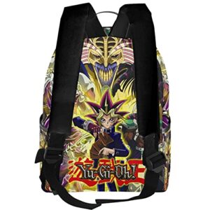 Unisex School Backpack Bags 3d Print Yu_Gi_Oh Funny Hiking Laptop Travel Daypacks