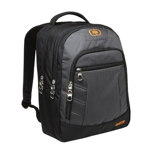 OGIO 411063-Diesel Grey/Orange 16" Computer Laptop Colton Backpack, Grey/Orange