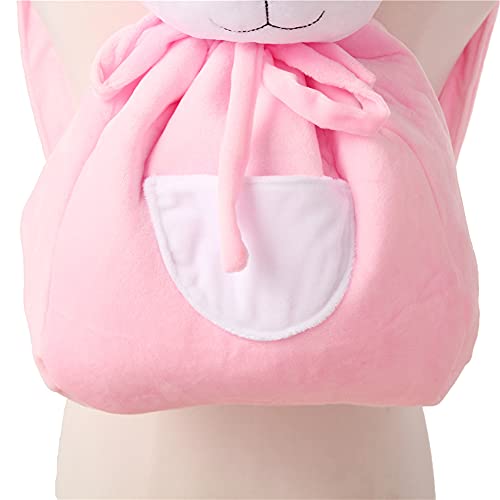 SEVUM Nanami Chiaki Anime Cosplay Cute Cat Backpack Made of Plush, Pink