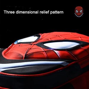 Teen Spiderman School Backpack 3D nylon Waterproof Durable Bag (red, large)