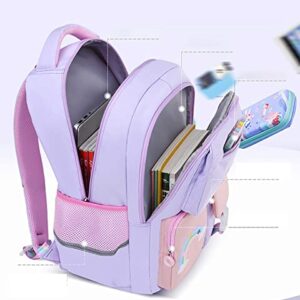 Cute Backpack Travel Backpacks Bookbag for Women & Men Boys Girls School College Students Backpack Durable Water Resistant Purple Small