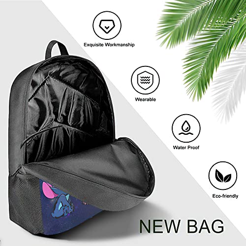 avkzqud Backpack 17 Inch Laptop Backpack Bento Lunch Box Fashion Hiking Backpack Pencil Case Set 3 Piece for Women Men Teens