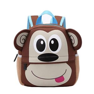 kid backpack, baby boys girls toddler pre school backpack children backpacks bags (monkey)