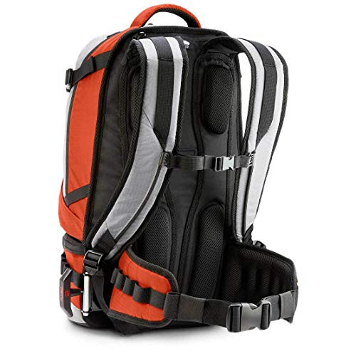 Paxis High-Tech Ergonomic Fishing and Photography Backpack - Black/Grey - Capacity: 30 Liters