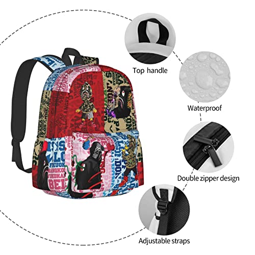 Piduwai Fashion Camo Backpack Laptop Backpack Travel Bag Casual Daypack Hiking Bag 16.9Inch School begin Gifts