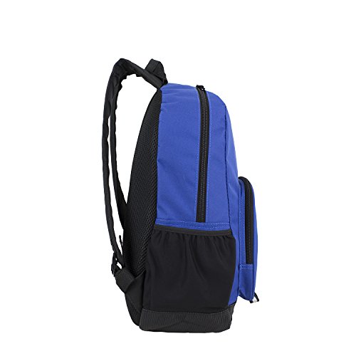 Eastsport Classic Backpack with Inner Tech Pocket, Bottom Shoe Compartment and Drawstring Bag, Blue