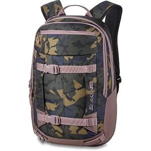 dakine mission pro 25l backpack – women’s, cascade camo – snowboard & ski backpack