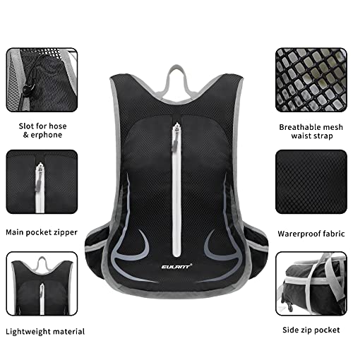 Sborter Small Lightweight Backpack for Cycling/Walking/Running/Hiking/Skiing/Short Trip/School, 14L Hydration Pack Rucksack for Women Men