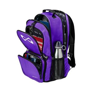 Purple Classic Backpack - White Logo