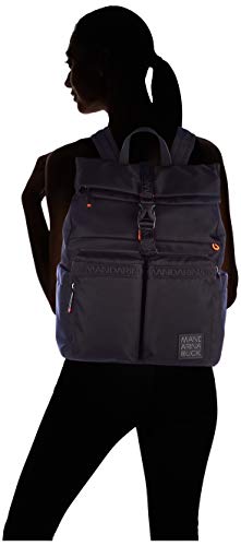 Mandarina Duck Unisex's Backpack Daypack, Black, Warrior