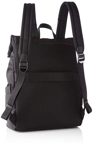 Mandarina Duck Unisex's Backpack Daypack, Black, Warrior