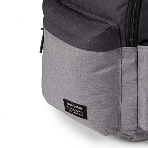 SwissGear 2789 Laptop Backpack, Grey/Black, 17.75-Inch